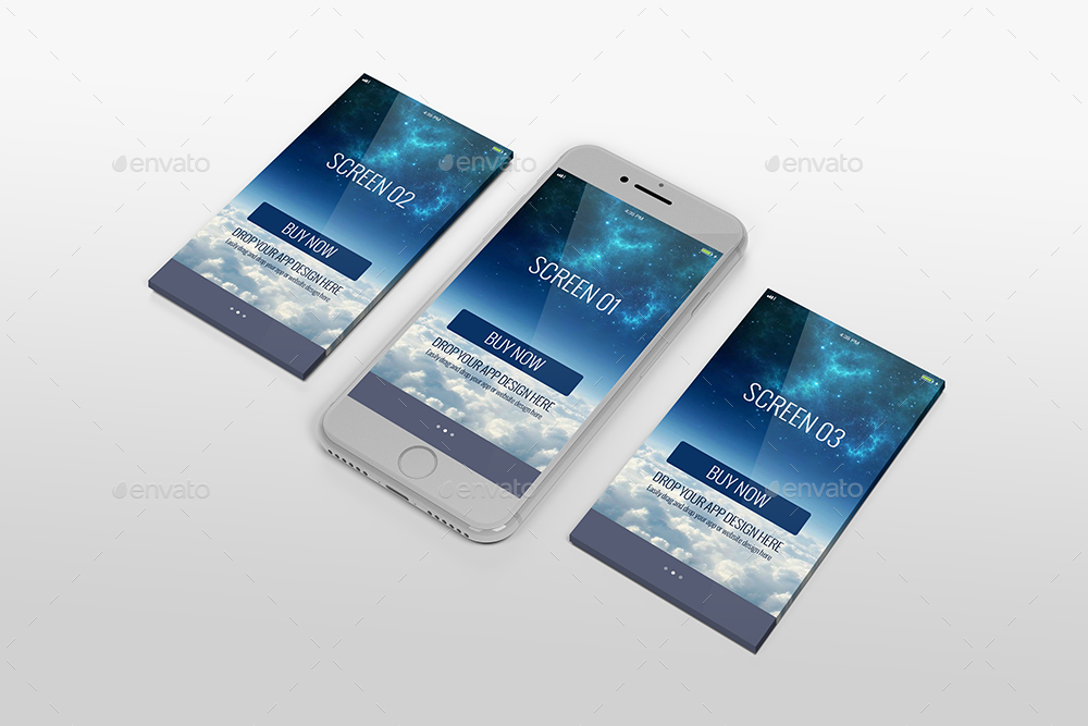 3D Mobile Display Mock-Up by masterpixdesign | GraphicRiver