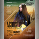 Acoustic Music Flyer / Poster, Print Templates | GraphicRiver