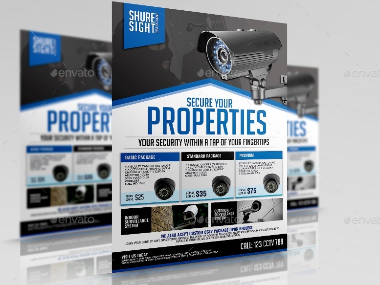 CCTV Surveillance Camera Shop, Print Templates | GraphicRiver