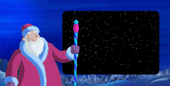 Santa Claus Blowing Wind , Motion Graphics | VideoHive