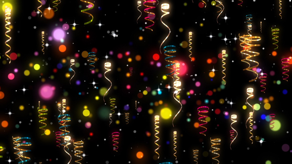 Colorful Particles Confetti, Motion Graphics | VideoHive