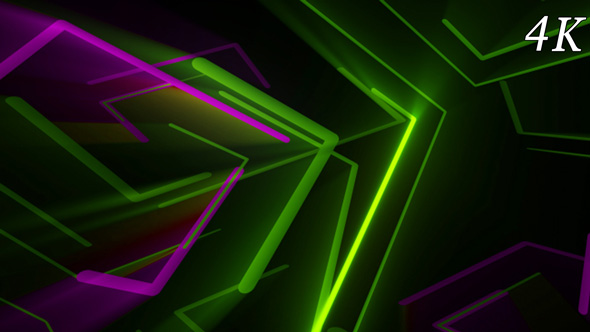 Glowing Cube 4k 04, Motion Graphics | VideoHive