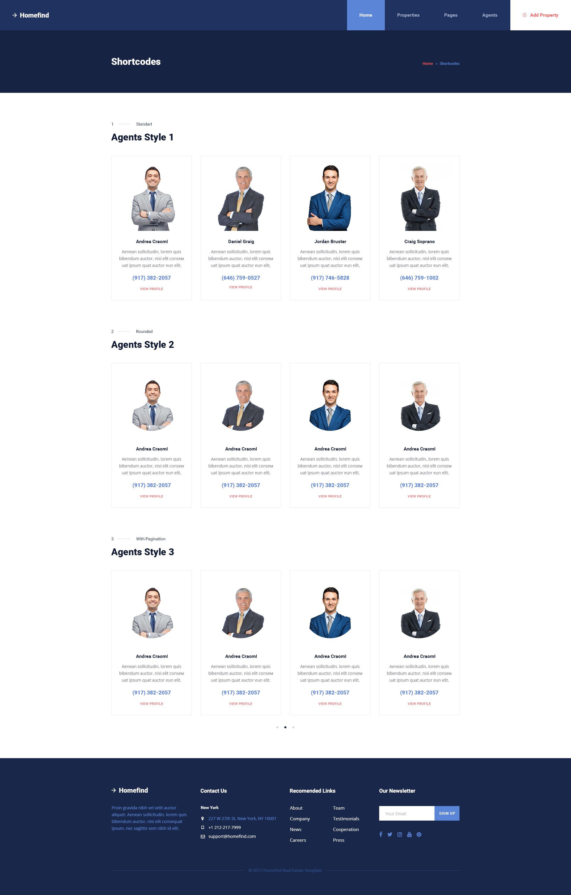 Homefind - Real Estate PSD Template by PearlThemes | ThemeForest