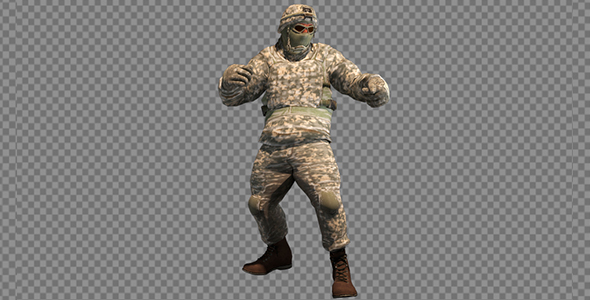 Soldier Training With Soldier, Motion Graphics | VideoHive