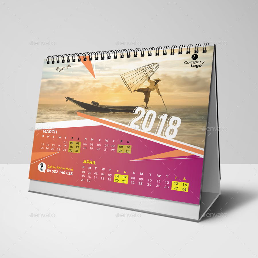 Calendar, Print Templates | GraphicRiver