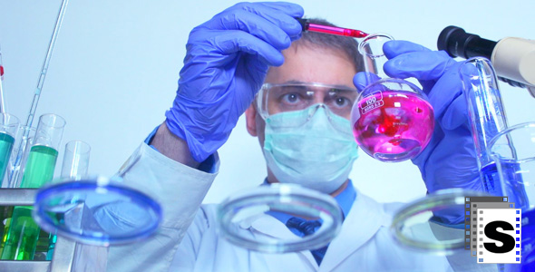 Chemical Test in the Lab, Stock Footage | VideoHive