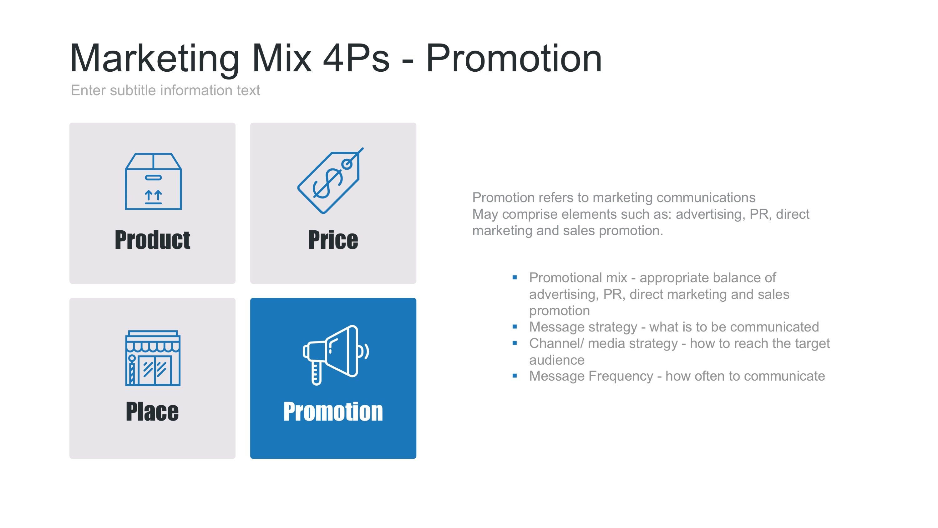 Marketing Mix PowerPoint Template, Presentation Templates | GraphicRiver