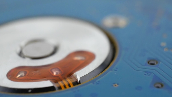 HDD with Electronic Board, Stock Footage | VideoHive