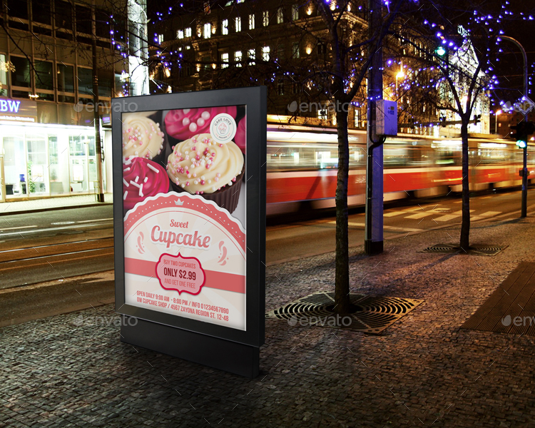 Cupcake Poster Template, Print Templates | GraphicRiver