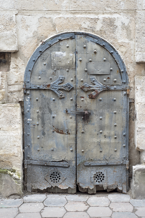 Old iron door Stock Photo by lyulkamazur | PhotoDune