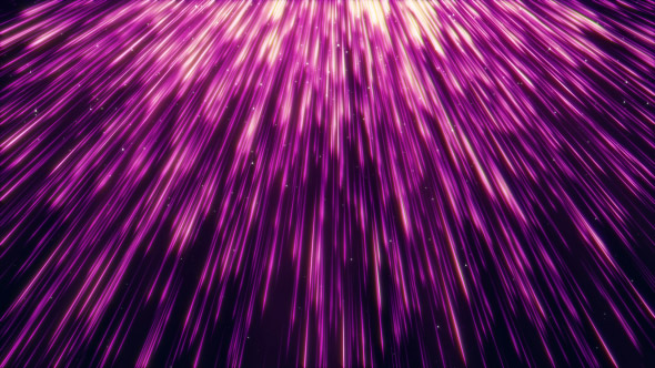 Falling Purple Stars Streaks Particles, Motion Graphics | VideoHive