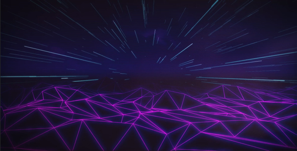Retro Landscape, Motion Graphics | VideoHive