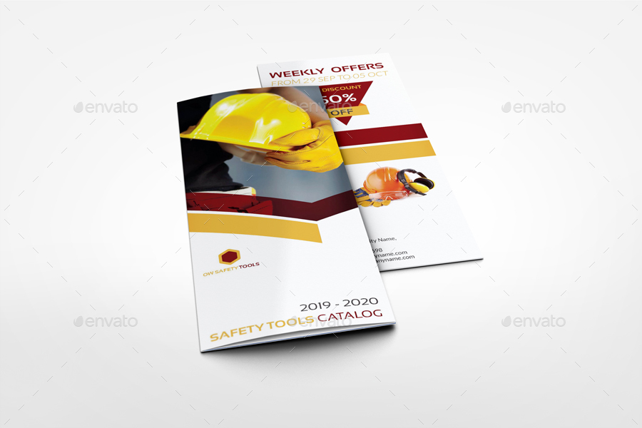 Safety Tools Catalog Brochure Bundle Template, Print Templates ...