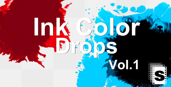 Ink Color Drops 1, Motion Graphics | VideoHive