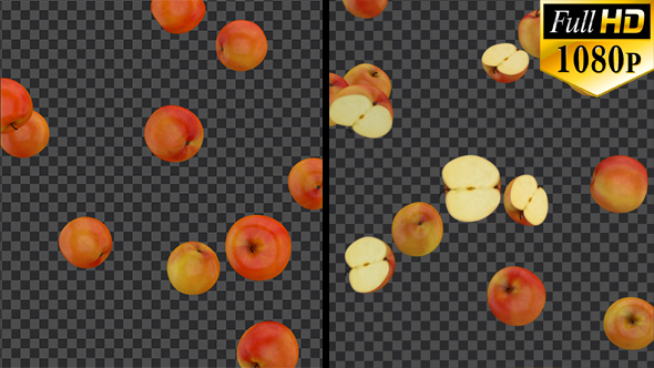 Falling Apples, Motion Graphics | VideoHive