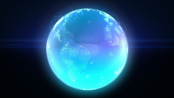 Digital Globe Loop, Motion Graphics | VideoHive
