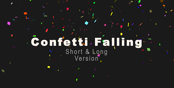 Confetti Falling, Motion Graphics | VideoHive