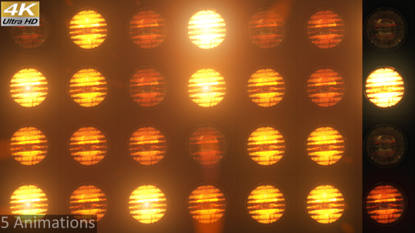 Lights Flashing 4k, Motion Graphics | VideoHive