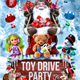 Toy Drive Party Flyer Template, Print Templates | GraphicRiver
