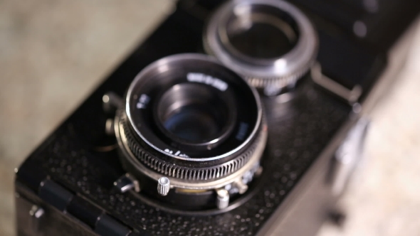 Medium Format Old Film Camera, Stock Footage | VideoHive