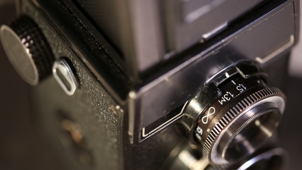 Medium Format Old Film Camera, Stock Footage | VideoHive
