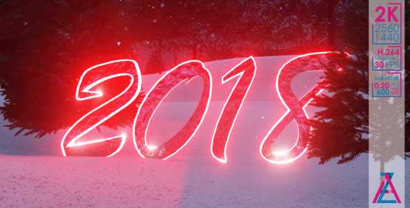 2018 New Year Background 4, Motion Graphics | VideoHive