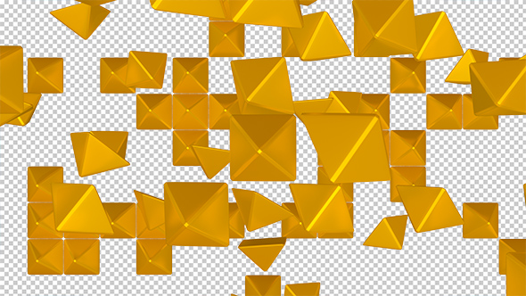 3D Slow Golden Octagon Transition by RIDVAN_BULBUL | VideoHive