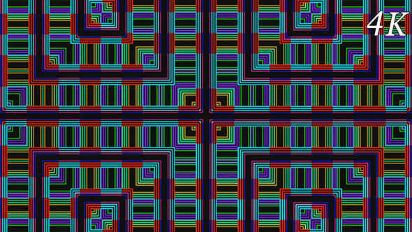 Pixel Neon Led 4K 01, Motion Graphics | VideoHive