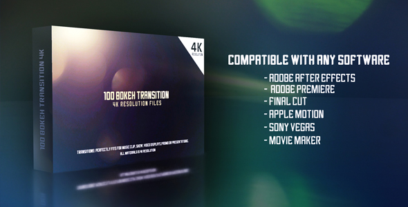 100 Bokeh Transition 4K, Motion Graphics | VideoHive