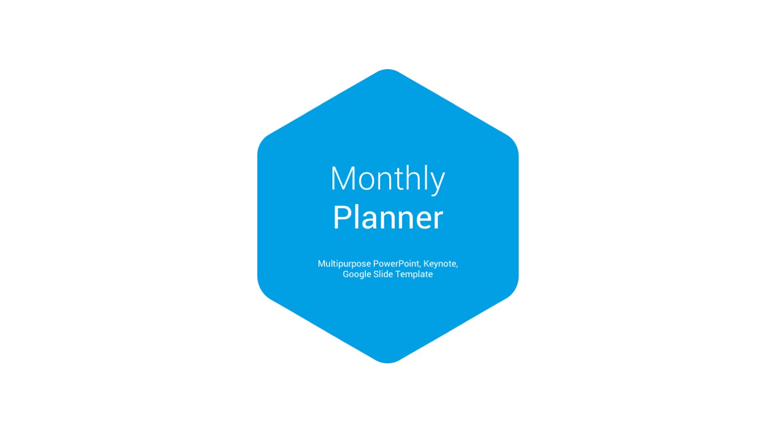 Monthly Planner Keynote Template, Presentation Templates | GraphicRiver