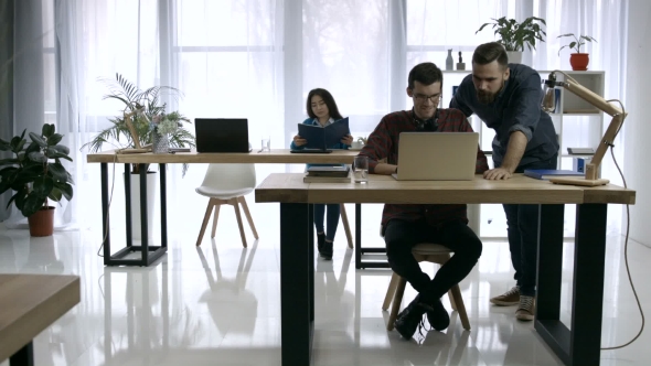 of Busy Working Day in Creative Office, Stock Footage | VideoHive