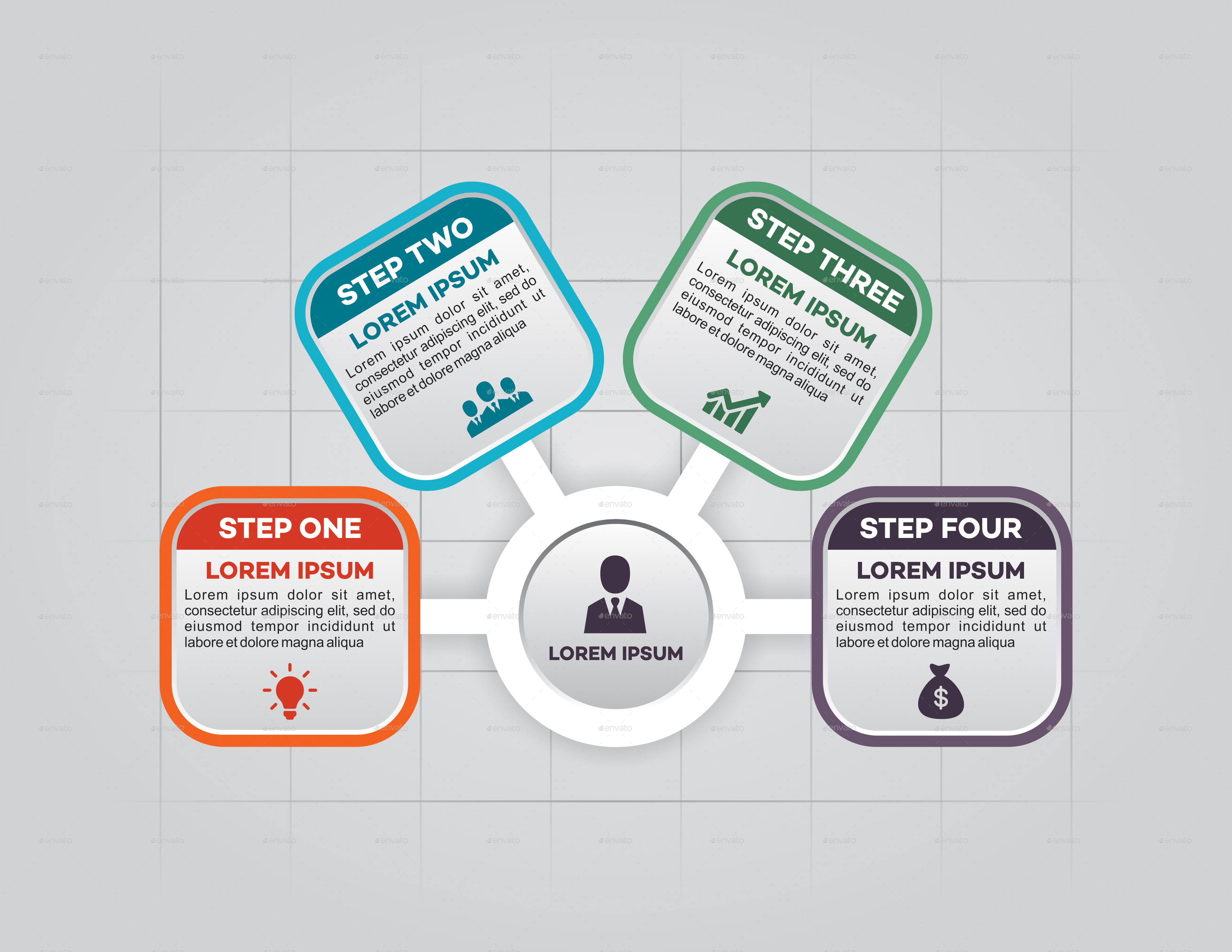 9 Creative Infographic Templates by creativedreamsfx | GraphicRiver