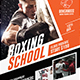 Boxing School Facebook Cover Template, Web Elements | GraphicRiver