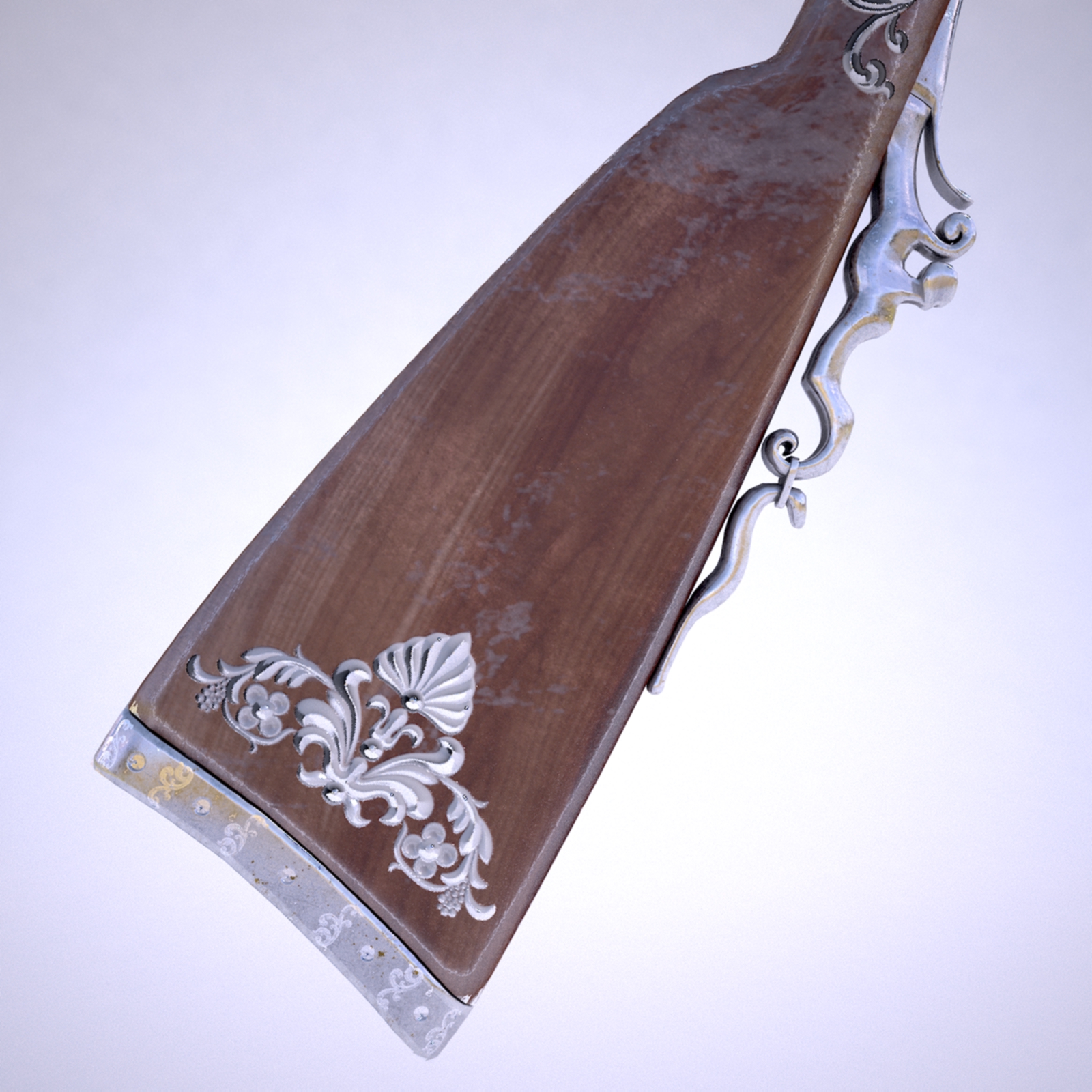 Flintlock musket by Nicu_Tepes | 3DOcean