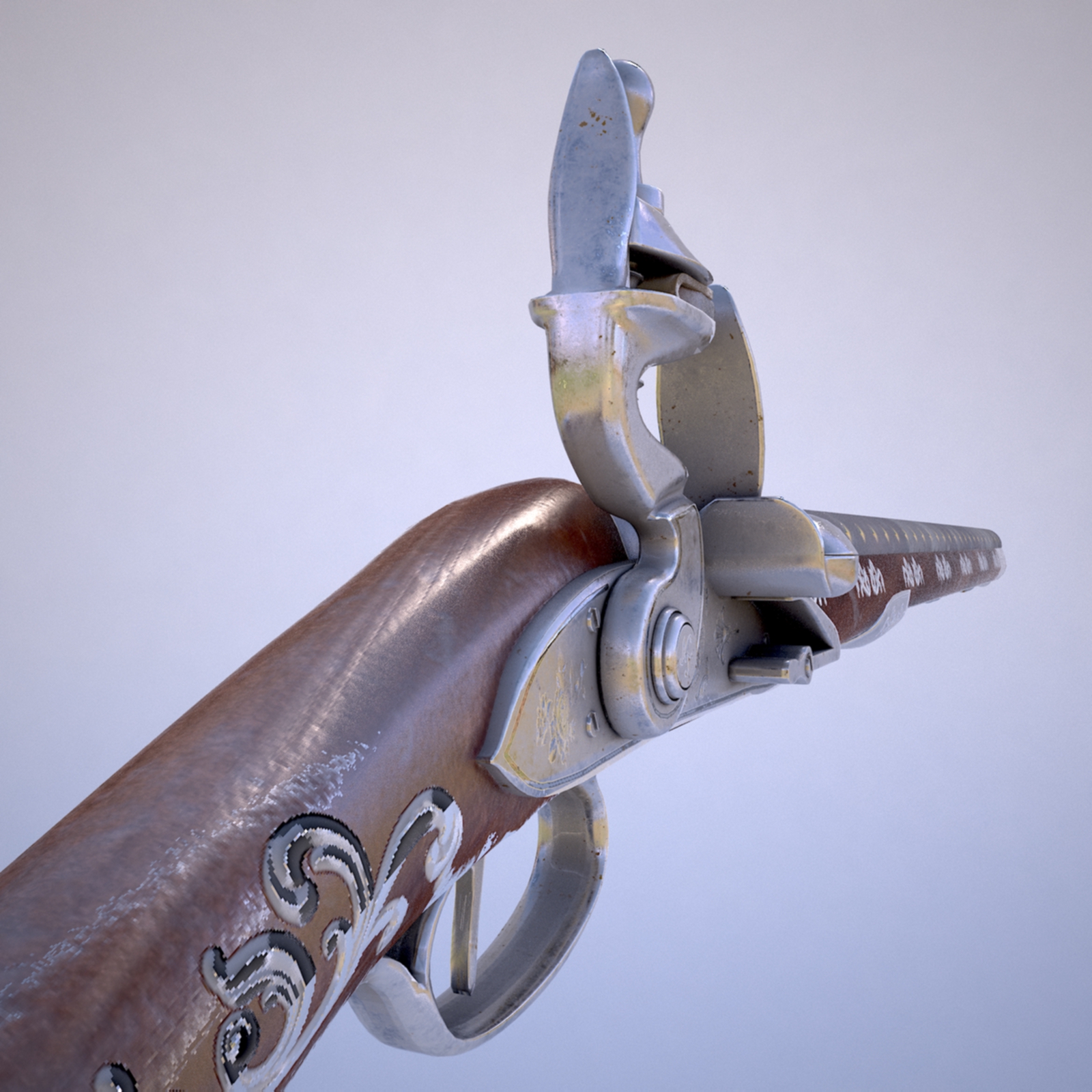 Flintlock musket by Nicu_Tepes | 3DOcean