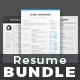 Resume Word Bundle, Print Templates | GraphicRiver