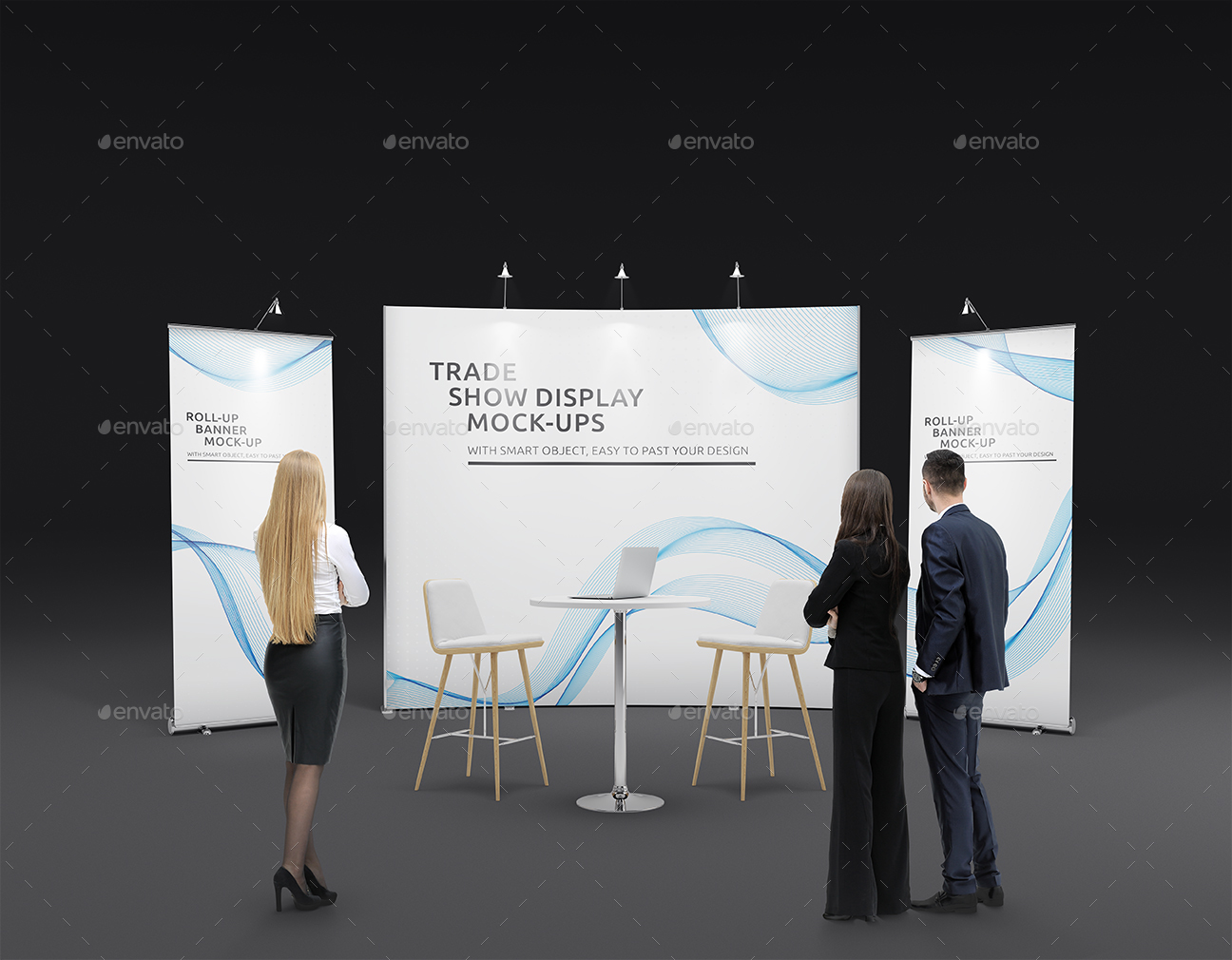 Trade Show Booth / Displays Mock-Ups, Graphics | GraphicRiver