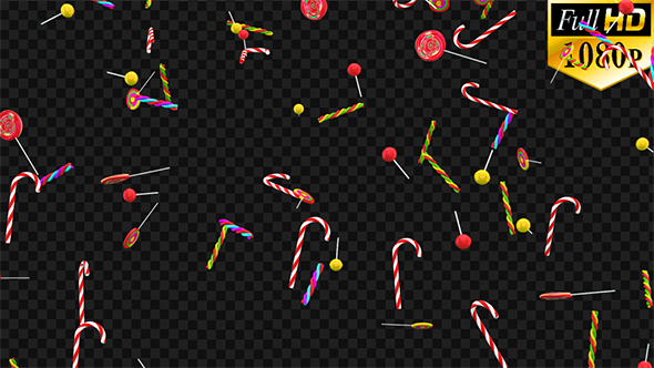 Falling Candy, Motion Graphics | VideoHive