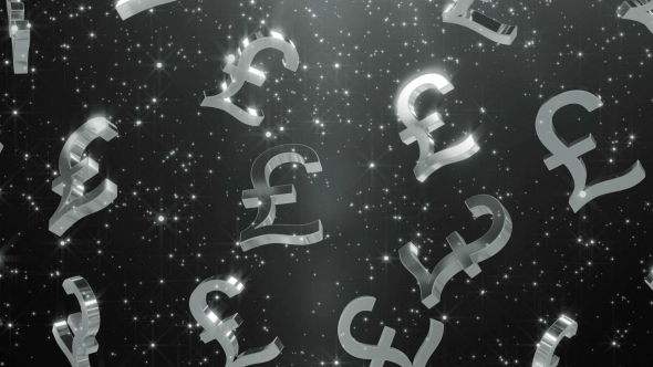 3D British Pound Signs, Motion Graphics | VideoHive