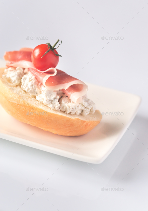 Robiola cheese sandwich Stock Photo by Alex9500 | PhotoDune