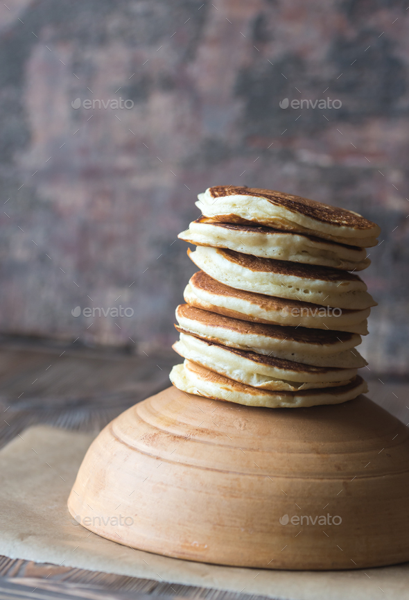 Stack of pancakes Stock Photo by Alex9500 | PhotoDune