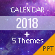 Calendar 2018 - Presentation Template, Presentation Templates ...
