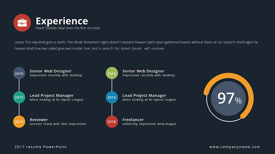 Resume Powerpoint, Presentation Templates | GraphicRiver