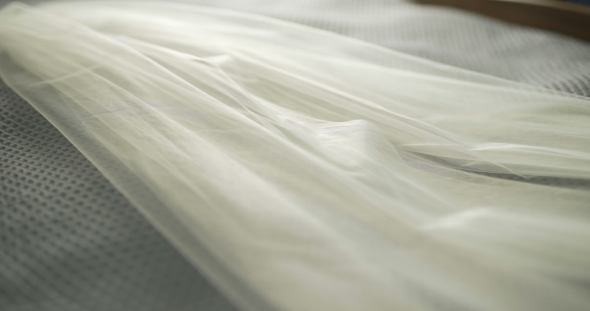Wedding Veil on Bed, Stock Footage | VideoHive
