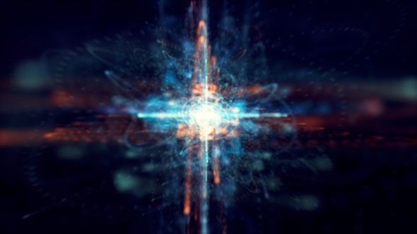 Digital Sci-fi Light Explosion, Motion Graphics | VideoHive