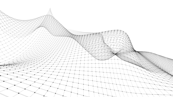 Virtual Wireframe Landscape Flight Simulation, Motion Graphics | VideoHive