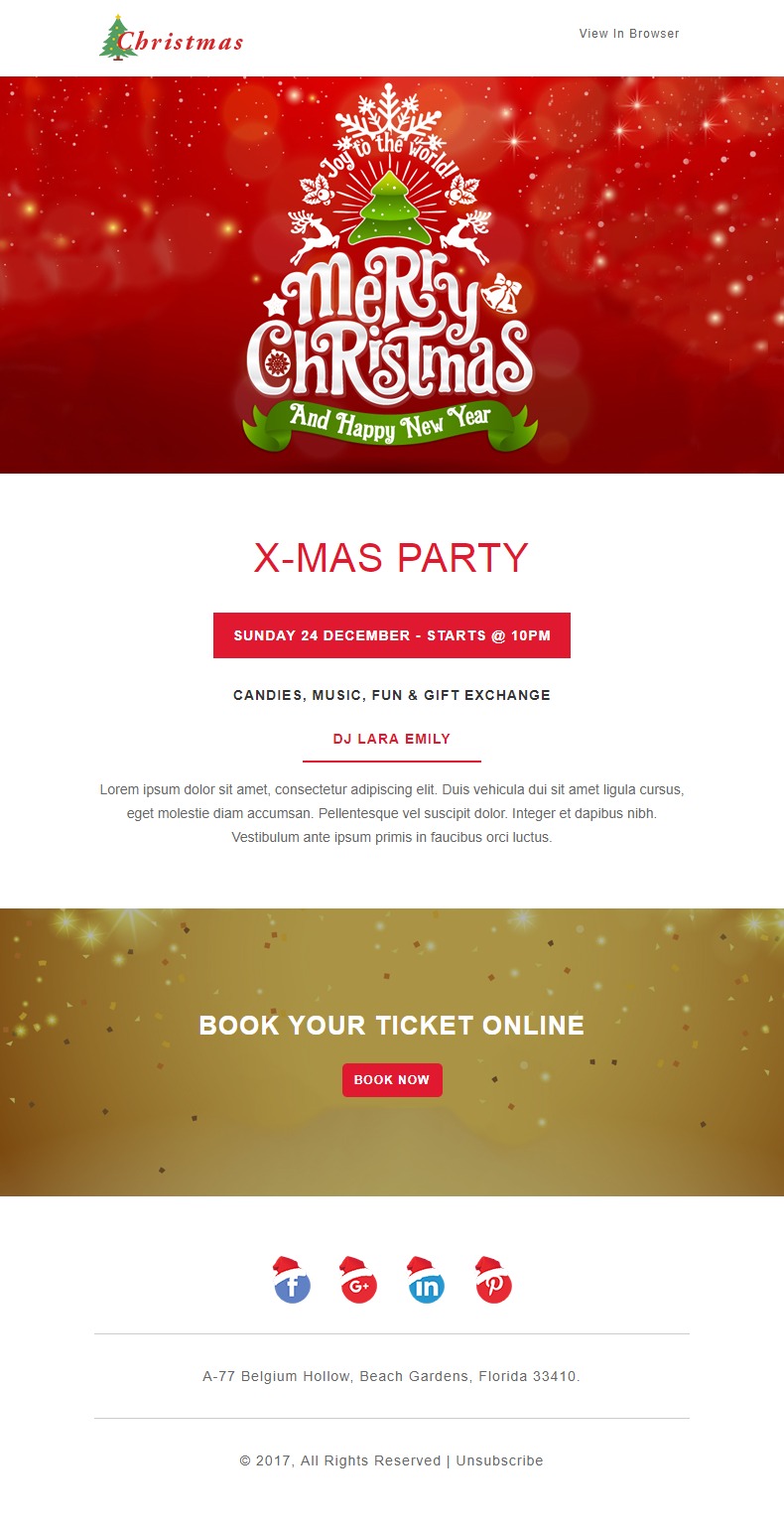 Christmas - 10 Responsive Newsletter and Notification Templates by ...