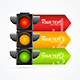 Detailed Road Traffic Light Banner Card, Vectors | GraphicRiver