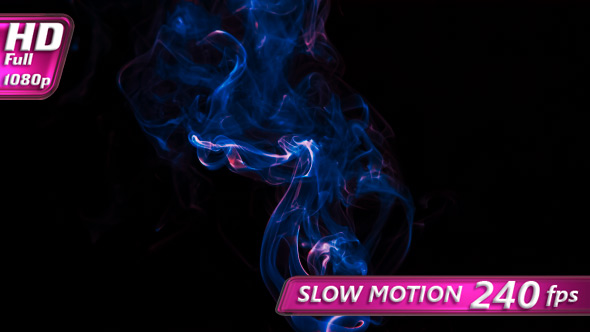 Red-Blue Chemical Smoke, Stock Footage | VideoHive