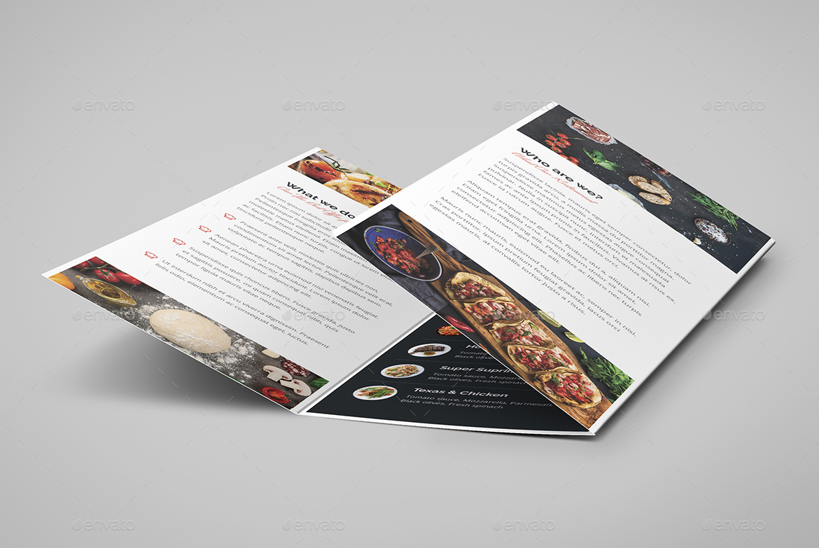 Restaurant – Bundle Print Templates 5 in 1, Print Templates | GraphicRiver